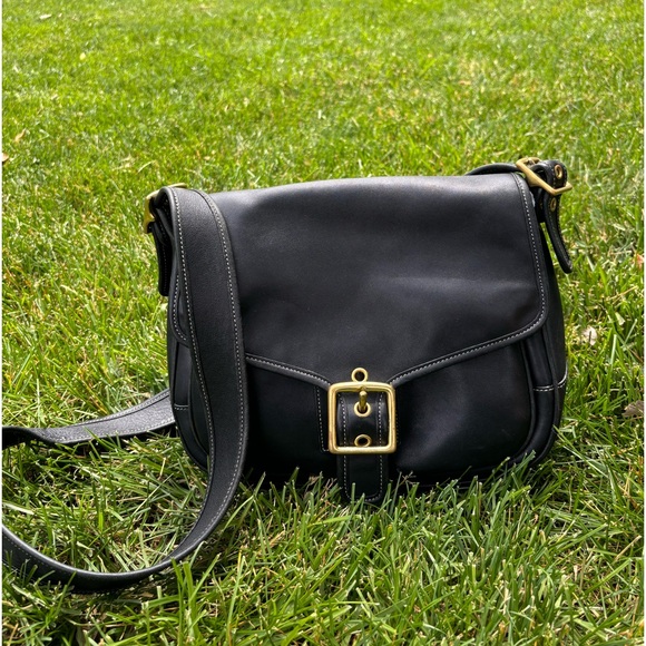 Coach | Bags | Coach Vintage 926 Legacy Black Leather Crossbody Bag ...